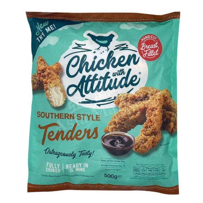 CHICKEN With ATTITUDE- Southern Style Tenders 500g
