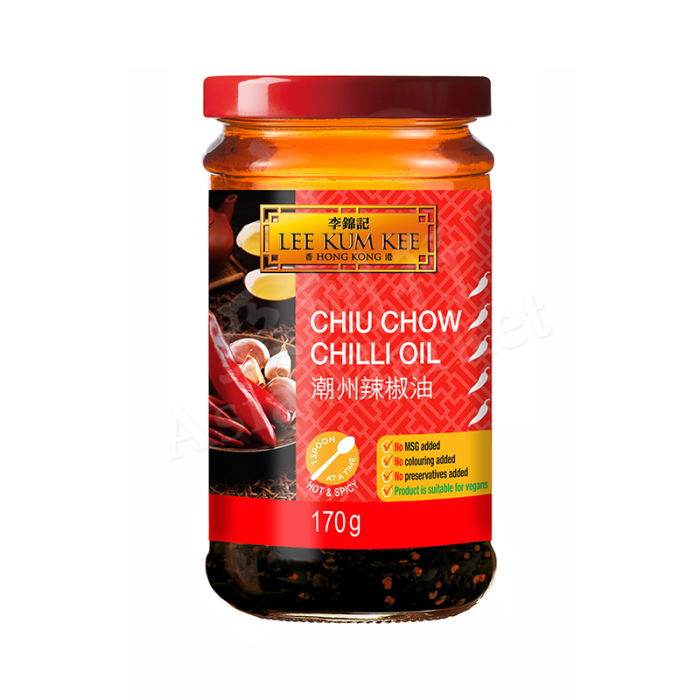 Buy Chiu Chow Chilli Oil 170g Online | Lee Kum Kee(LKK) | Asia Market