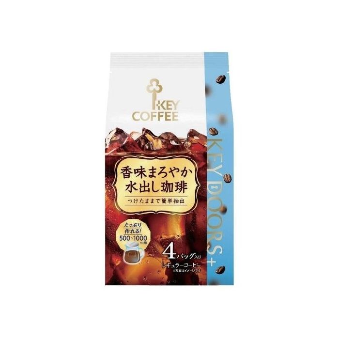 Key Coffee Mellow Flavoured Coffee Powder Cold Brew 4 Bags 120g