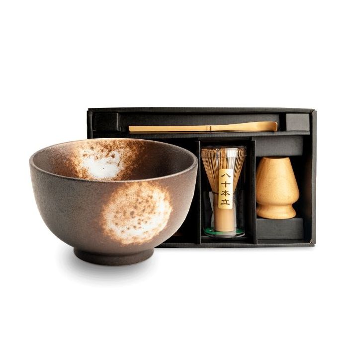 EMRO Matcha set Kurobizen Ø13 cm | H7 cm - set 4 pcs