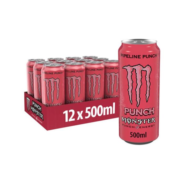 [CASE] MONSTER Pipeline Punch Energy Drink Can 500ml x12