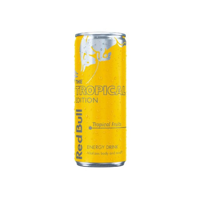 RED BULL Tropical Edition Tropical Fruits Energy Drink Can 250ml