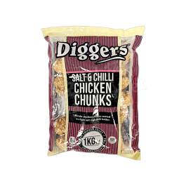 DIGGERS - Salt & Chilli Chicken Chunks 1kg