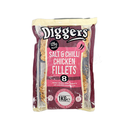 DIGGERS - Salt & Chilli Chicken Fillets 1kg