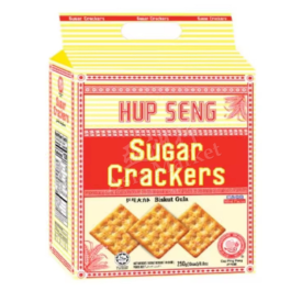 Hup Seng Sugar Crackers 250g | Light and Crispy Sweet Crackers
