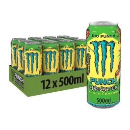 [CASE] MONSTER Rio Punch Energy Drink Can 500 ml x12