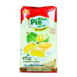 TanHueVien Pia Cake with Mung Beans and Durian 400g | Traditional ...